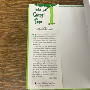Other | The Giving Tree By Shel Silverstein Book Beautifully Written ...